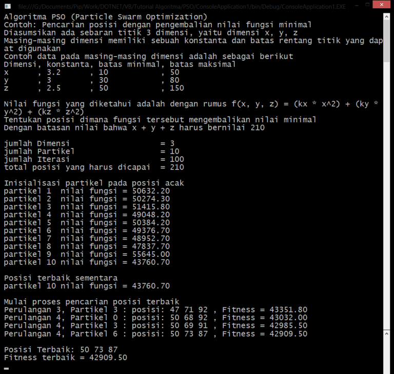 Algoritma PSO (Particle Swarm Optimization) – PIPTOOLS