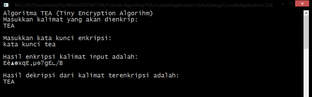 Algoritma TEA (Tiny Encryption Algorithm) | PIPTOOLS